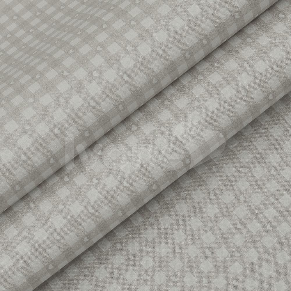 SINTETICO COLECAO LOVELY FERNANDA GAMA XADREZ CINZA CLARO — Plasticos Ivone