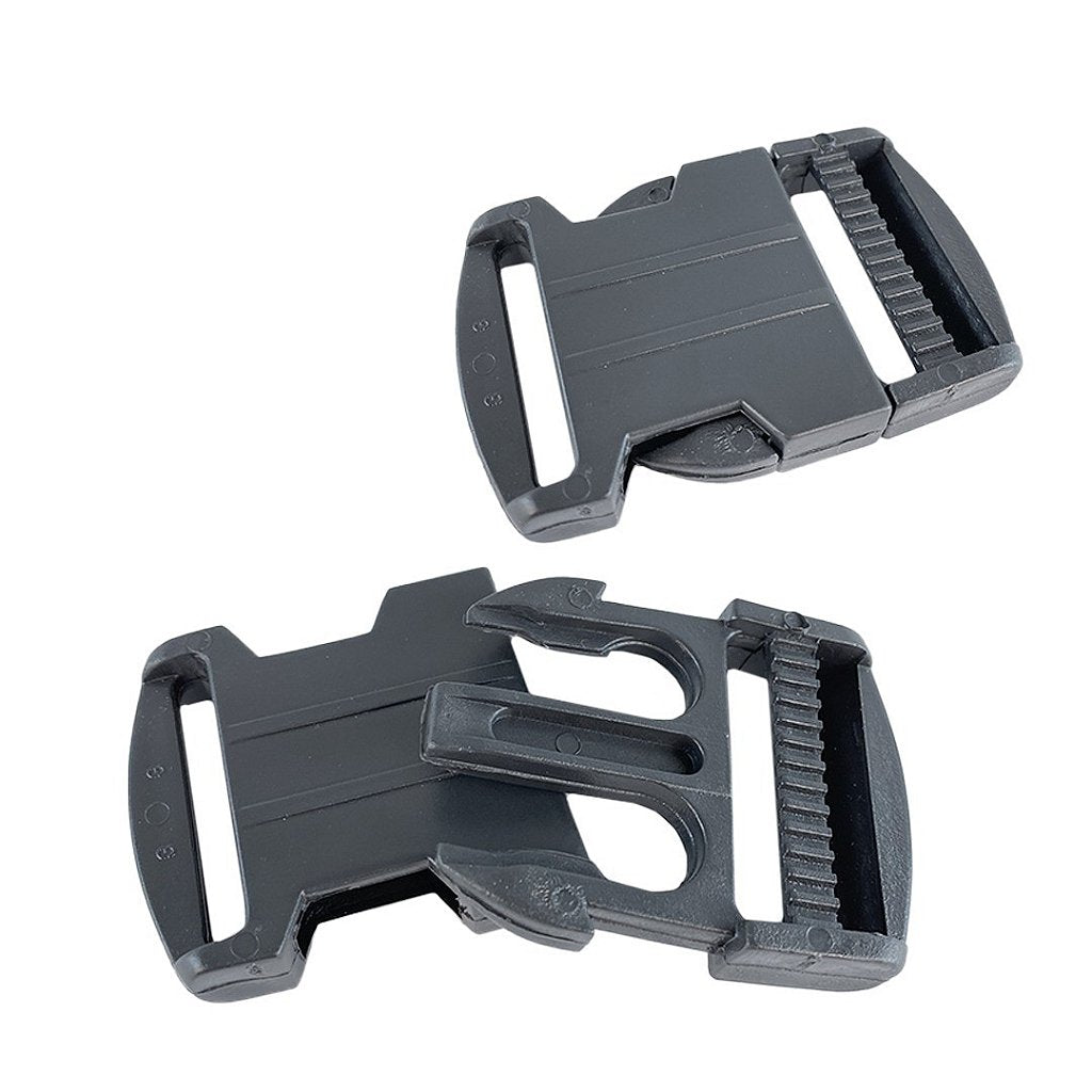 FECHO PLASTICO 40MM COMUM PRETO PACOTE COM 10 UNIDADES — Plasticos Ivone